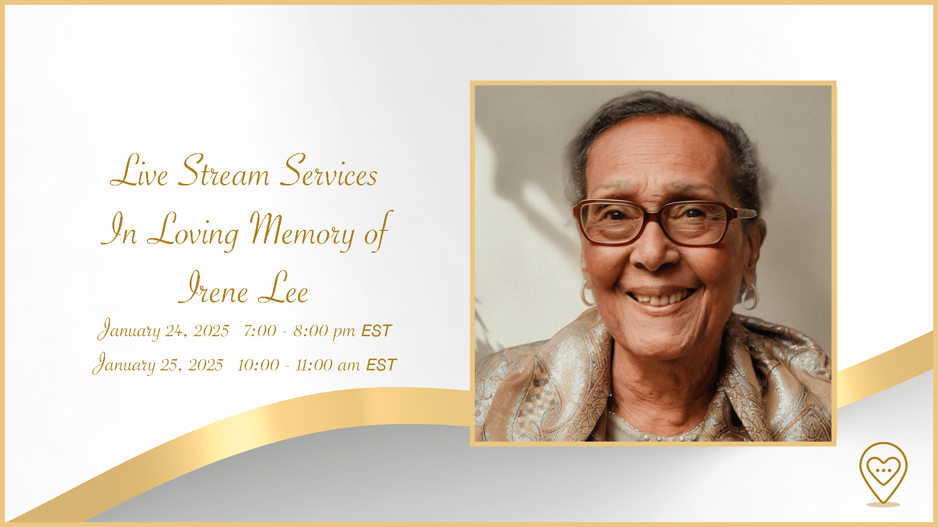 Irene Lee Funeral Live Stream | Virtual Memorial Gatherings & Live ...