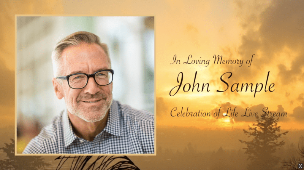 Professional Funeral Live Streaming Services | Virtual Memorial ...